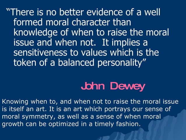 Moral Symmetry & Four Domains Of Moral Education Pres | PPT