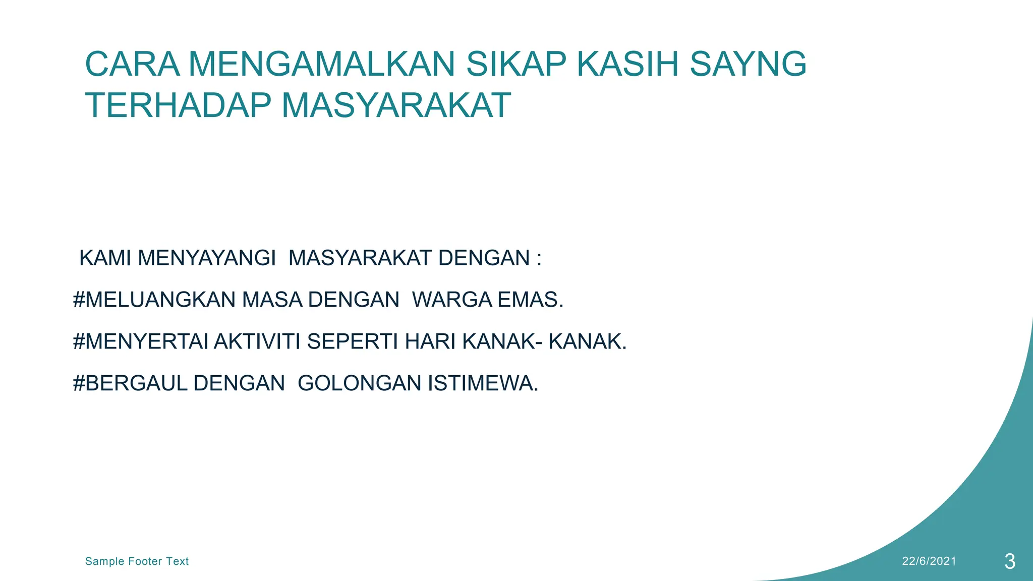 MORAL TAHUN 5 KASIH SAYANG TERHADAP MASYARAKAT | PPTX