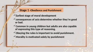 MORAL DEVELOPMENT THEORY BY LAWRENCE KOHLBERG | PPTX