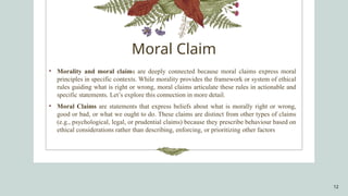The Presentation on Moral Theory for CSE | PPT