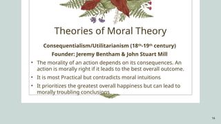 The Presentation on Moral Theory for CSE | PPTX