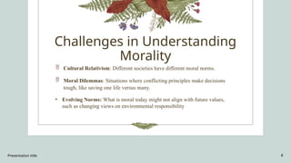 The Presentation on Moral Theory for CSE | PPTX