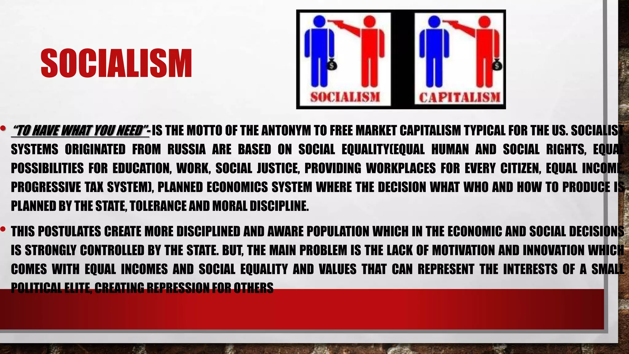 [Challenge:Future] Moral underpinnigs of capitalism | PPT