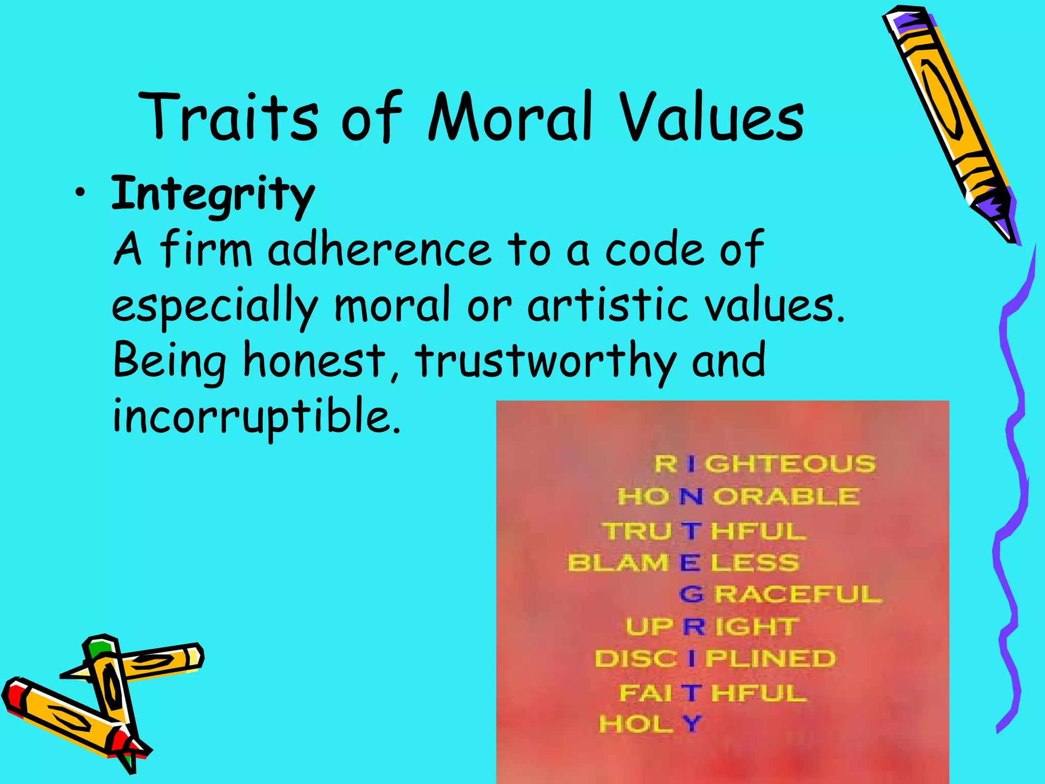 Moral values | PPT