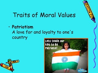 Moral values | PPT
