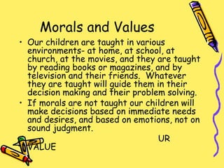 Moral values | PPT