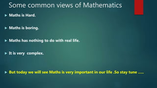Moral values in maths | PPTX