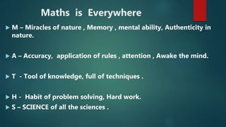 Moral values in maths | PPTX