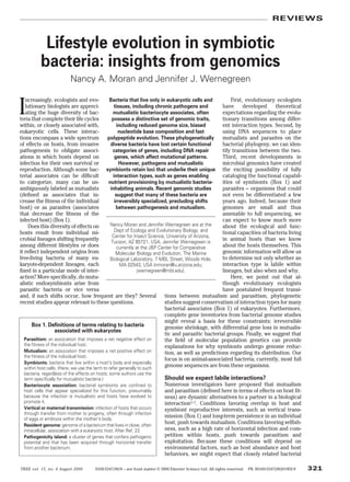 BACTERIAL SYMBIOSIS | PDF