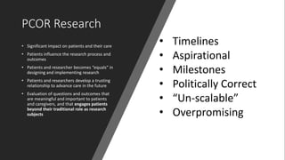 Megan Morash, "Patients in Nontraditional Research Roles: Implications ...
