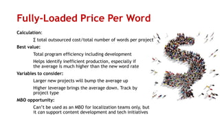 Localization Metrics and KPIs | PPTX