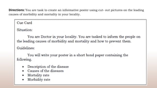 MORBIDITY-vs-MORALITY.pptx. grade 8 MAPEH MELCS BASE | PPTX