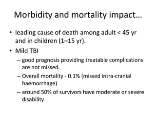 Traumatic brain Injury (TBI) | PPTX