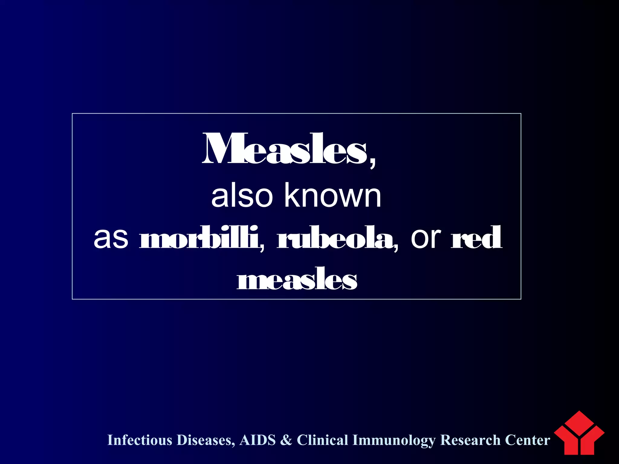 MEASLES | PPT