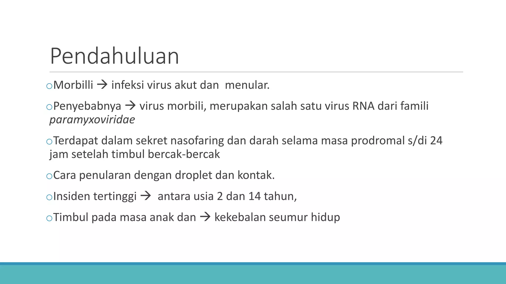 Presentasi Kasus - Campak / Morbili | PPTX