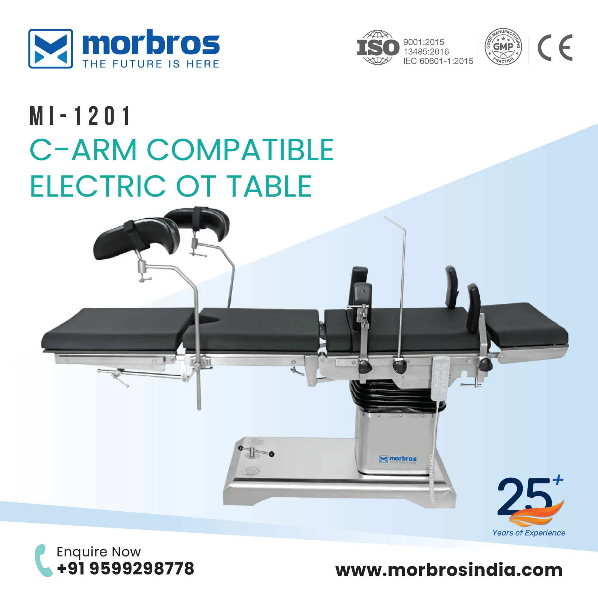 C-Arm Compatible Electric OT Table MI-1201 | PDF