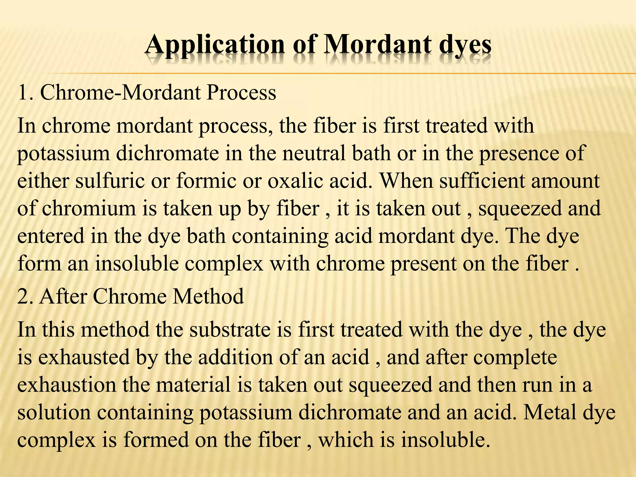 Mordant & Mordant dye | PPTX