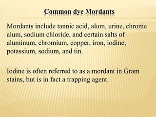 Mordant & Mordant dye | PPTX
