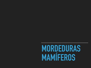 Mordeduras | PDF
