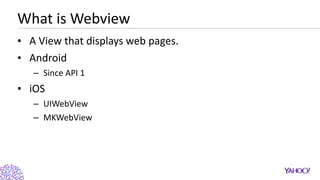 When Web meet Native App | PPT