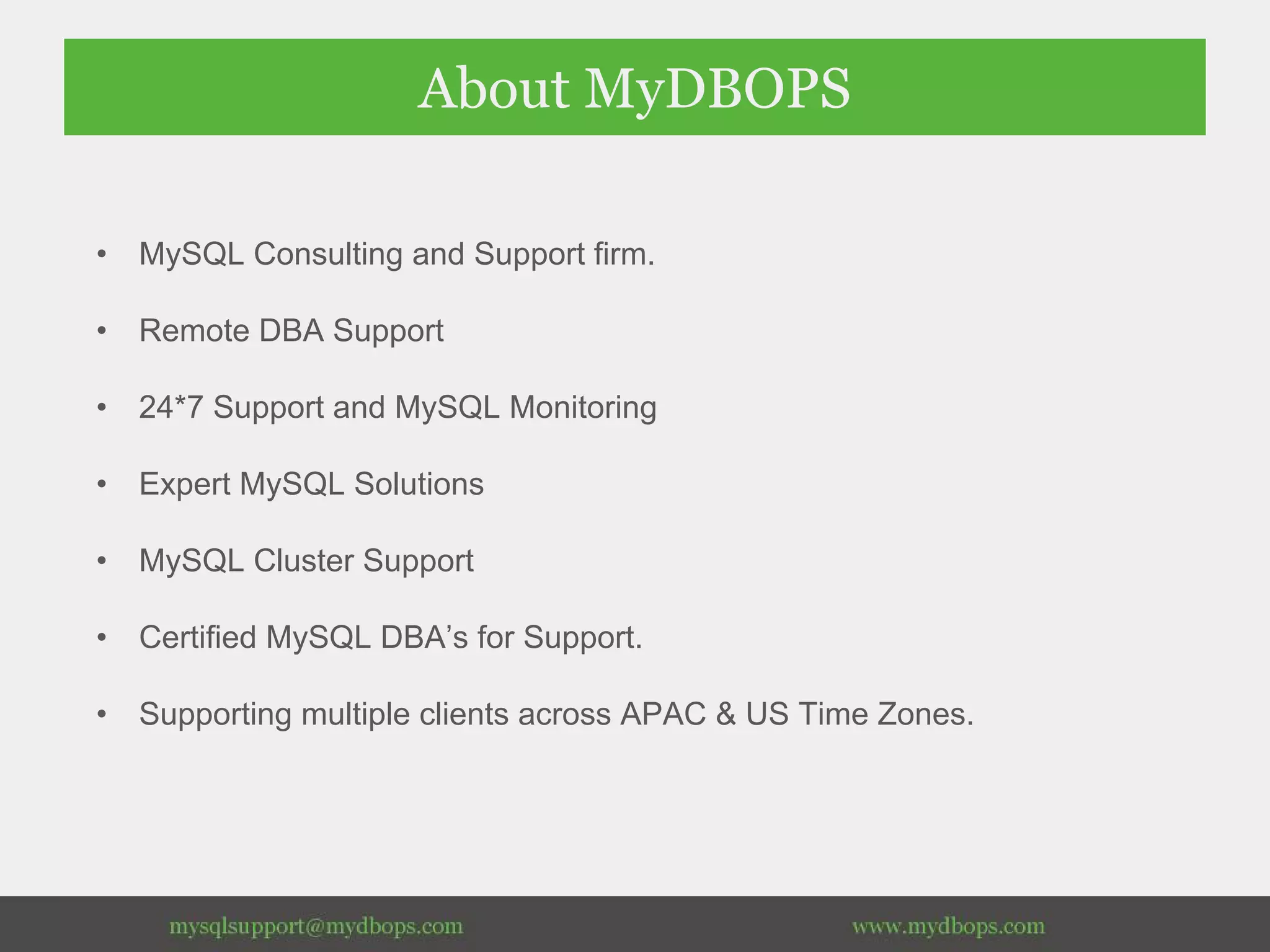 Modern MySQL Monitoring and Dashboards. | PDF | Databases | Computer Software and Applications
