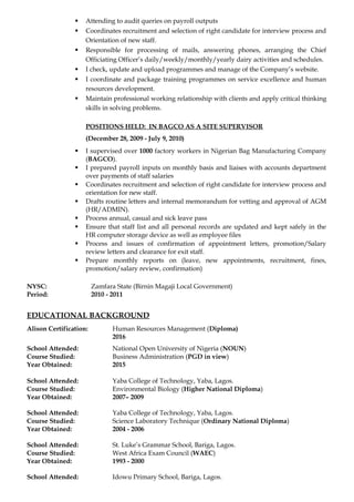Mordi michael's cv | PDF