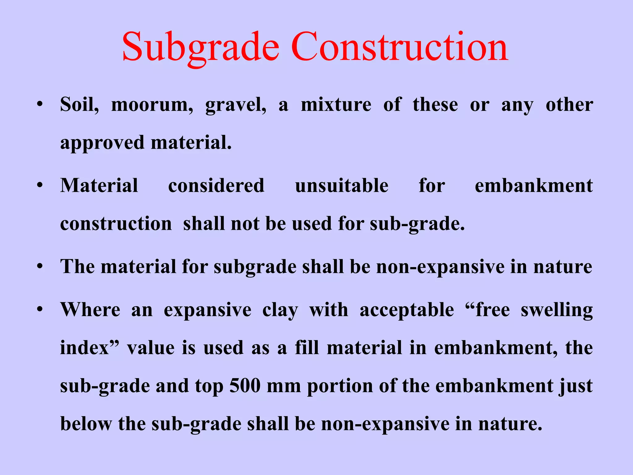 Mord specifications for low volume roads | PPTX