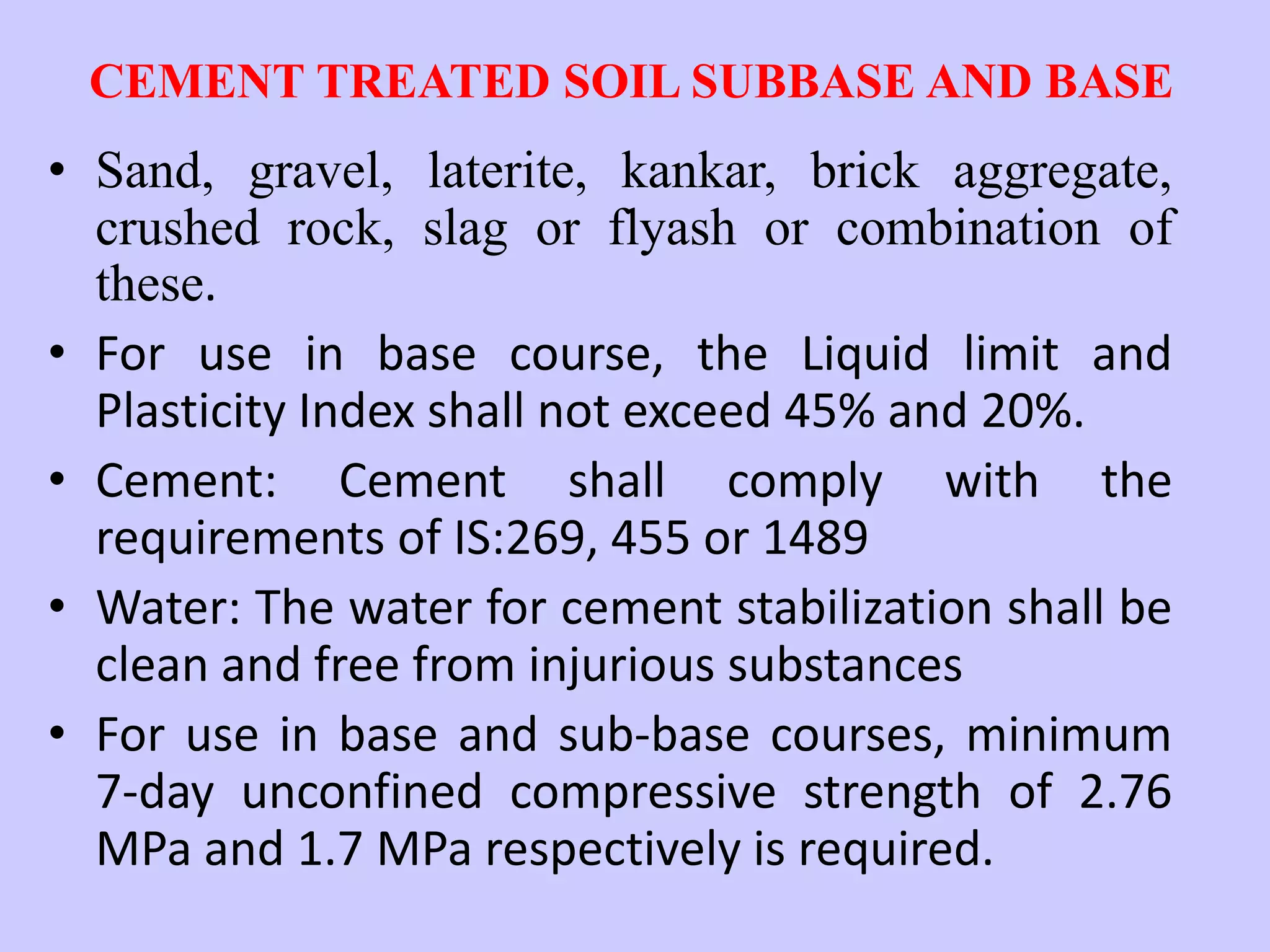 Mord specifications for low volume roads | PPTX