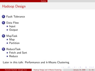 Hadoop Design and k -Means Clustering | PDF | Computing | Technology & Computing