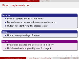 Hadoop Design and k -Means Clustering | PDF | Computing | Technology & Computing