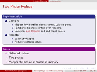 Hadoop Design and k -Means Clustering | PDF | Computing | Technology ...