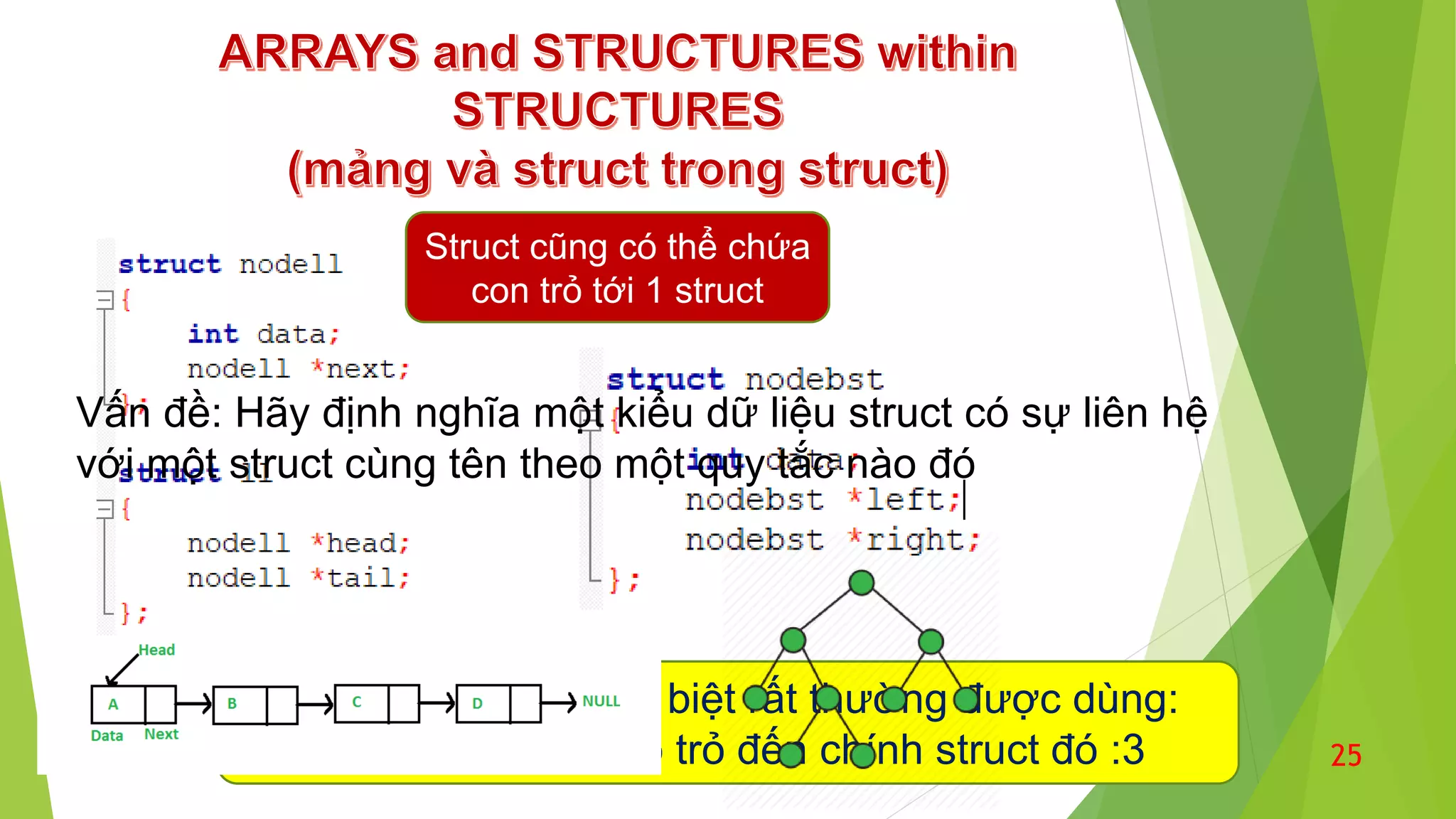 More about structure - Tìm hiểu sâu về kiểu struct | PPT | Free Download