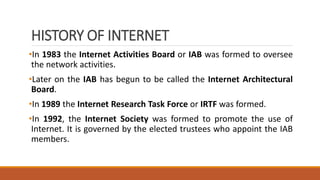 More about the internet | PPT