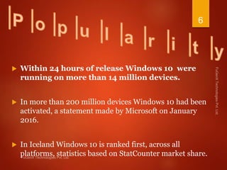 More about Windows 10 | PPT