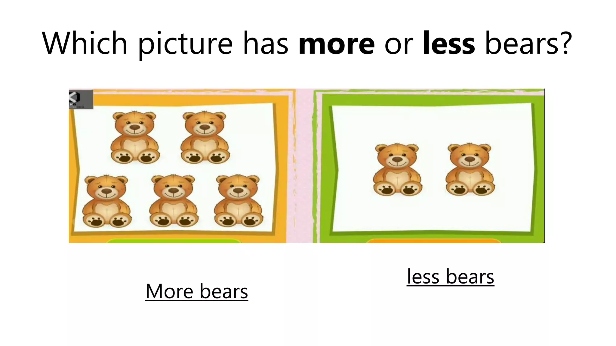 More and Less | PPTX