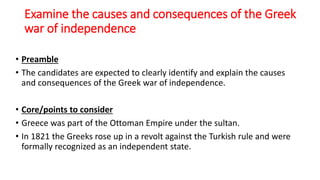 HISTORY A LEVEL QUESTION AND ANSWERS- ANSWERING TECHNIQUES | PPT