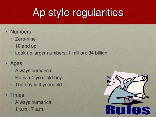 More AP Style