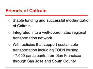 More Caltrain service to South San Jose and South Santa Clara County | PPT