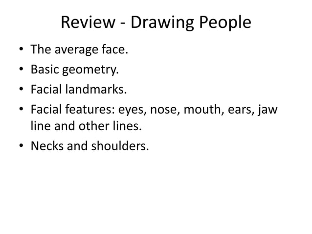 More drawing class 4 | PPTX | Drawing and Sketching | Arts and Crafts