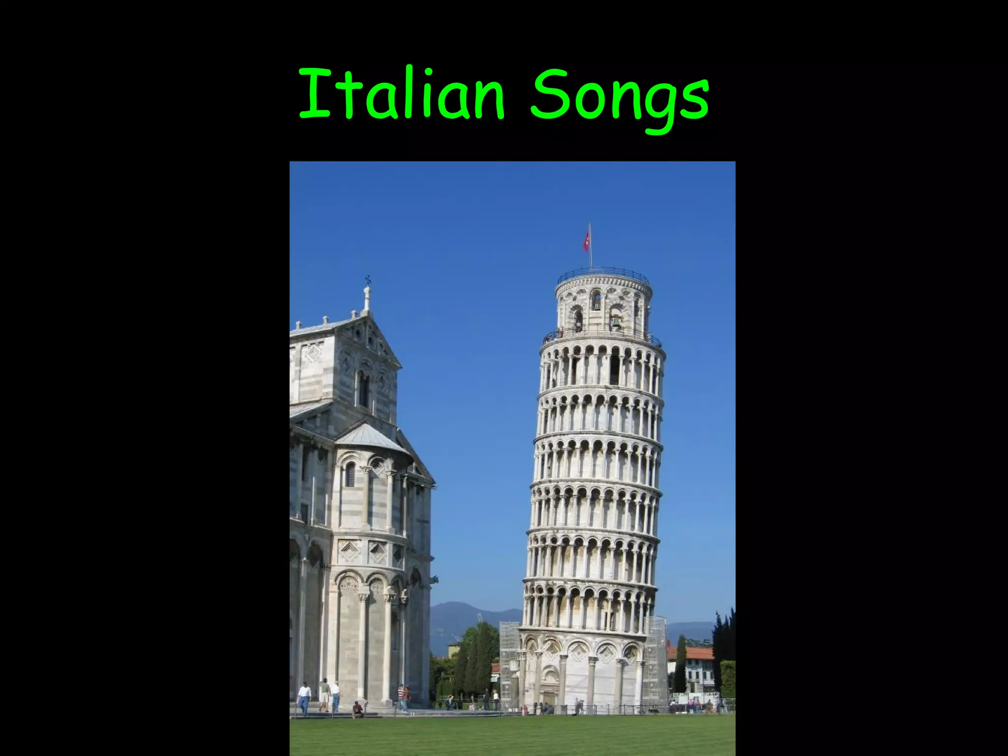 Italian songs | PPT