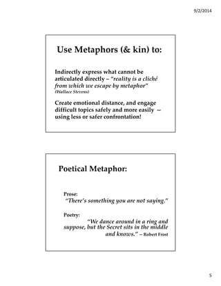 Morelli: Working with metaphors in mediation: Beyond feedback and ...