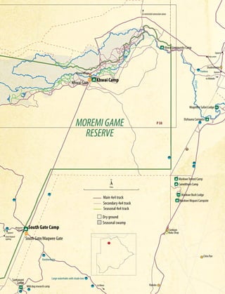 Moremi Game Reserve Map | PDF