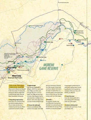 Moremi Game Reserve Map | PDF