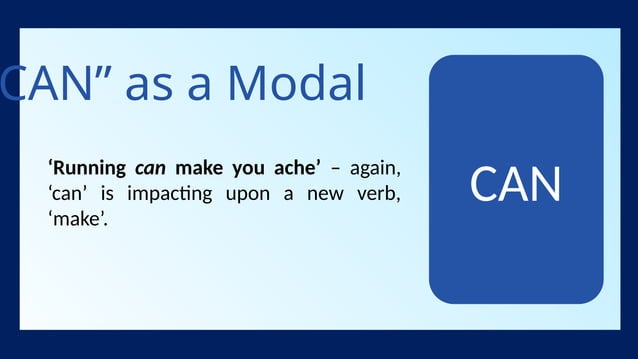 more more modals for grade 9 modalities | PPTX