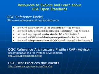 2015 FOSS4G Track: Open Specifications for the Storage, Transport and ...