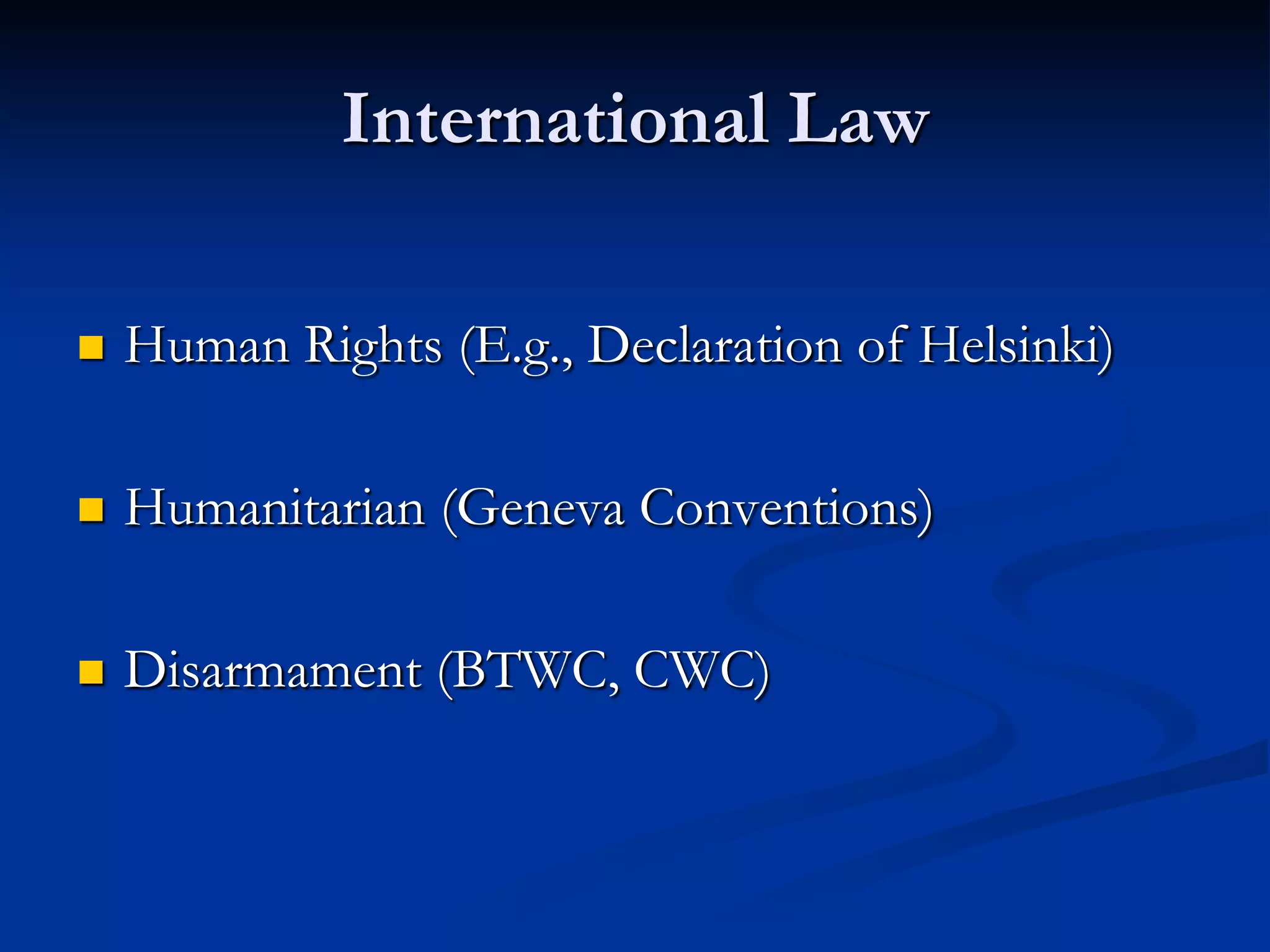 Jonathan Moreno, "National Security and Biology" | PDF