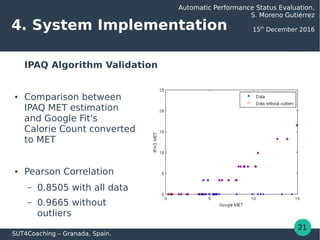 First Approach to Automatic Performance Status Evaluation and Physical ...