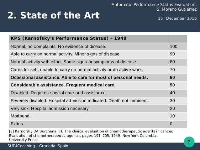 First Approach to Automatic Performance Status Evaluation and Physica…