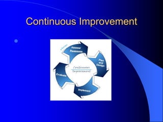 More on facilities continuous improvement | PPT