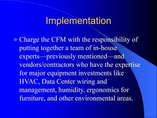 More on facilities continuous improvement | PPT
